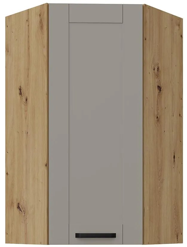 Kuchyňská skříňka Luna claygrey/artisan 60x60 GN-108 1F (45°)