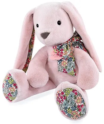 Doudou Histoire d´Ours Plyšový kamarád růžový králíček 40 cm