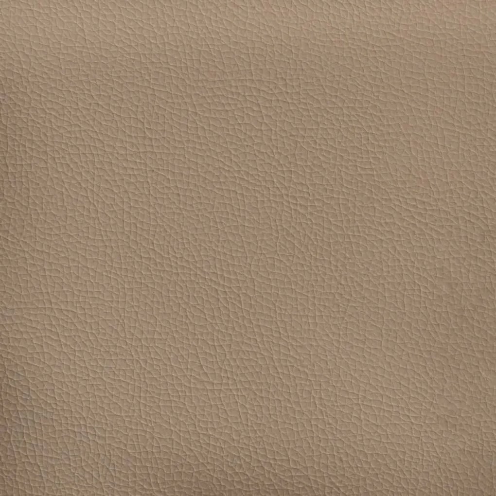 2místná pohovka s polštáři cappuccino 140 cm umělá kůže 3200870