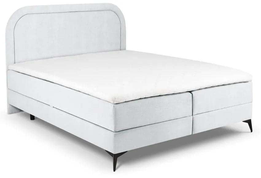 Světle šedá boxspring postel s úložným prostorem 160x200 cm Eclipse – Cosmopolitan Design