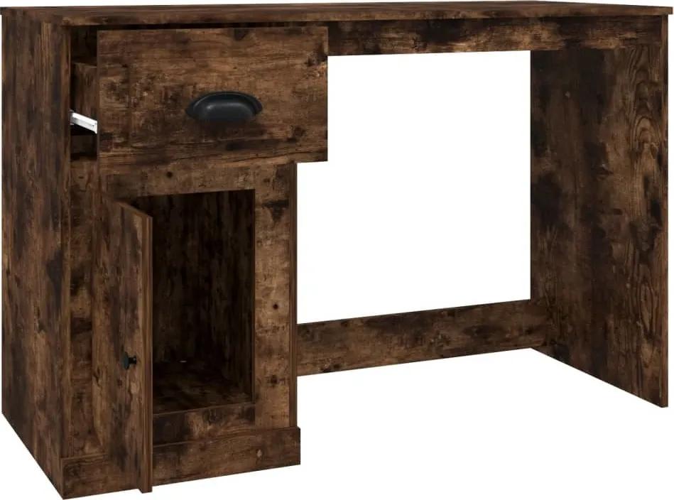 vidaXL Psací stůl se zásuvkou 115 x 50 x 75 cm kompozitní dřevo [816477] Barva: Betonová šedá