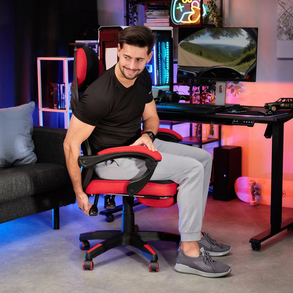 Herní židle Sporte červená