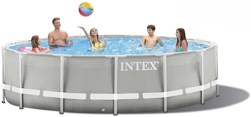 INTEX PRISM FRAME POOLS SET Bazén 610 x 132 cm s kartušovou filtrační pumpou 26756NP