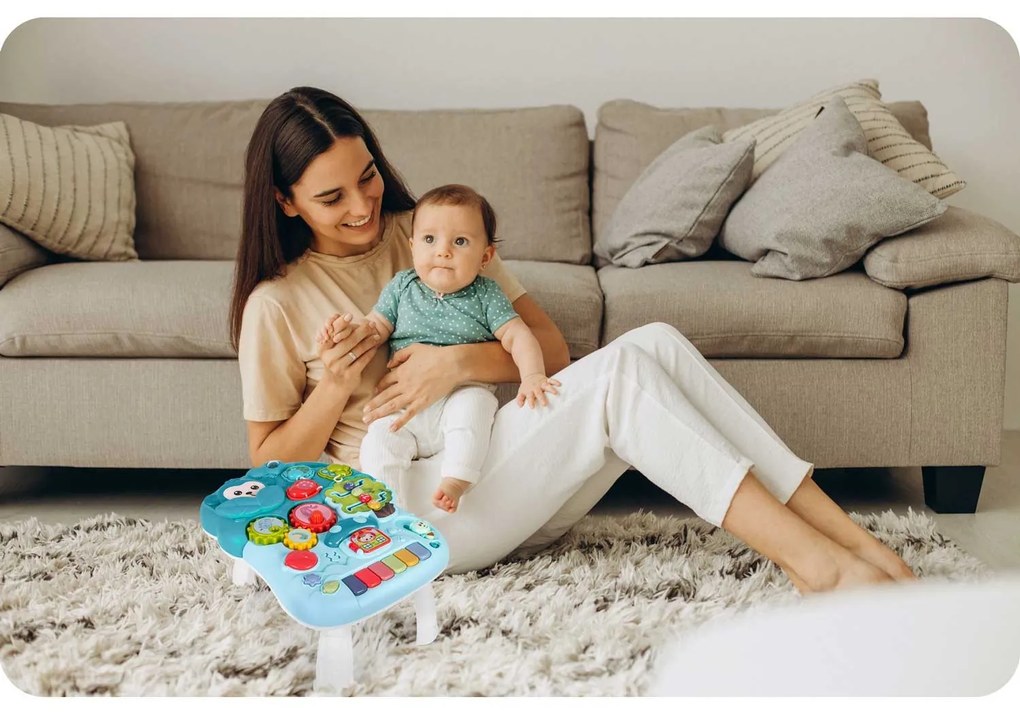 Ricokids vzdělávací stůl 4 v 1 zelený 781500