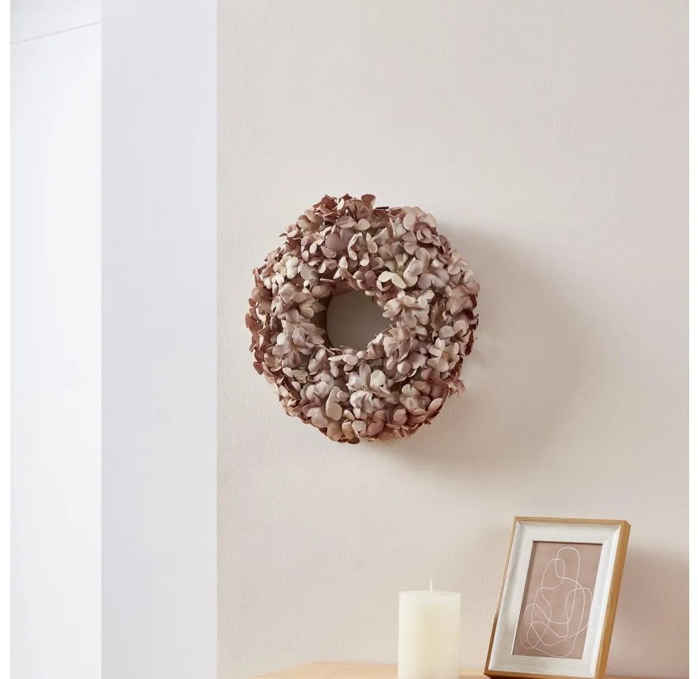 Eglo 428208 - Umělý květinový věnec SOLVANG pr. 35 cm růžová 428208