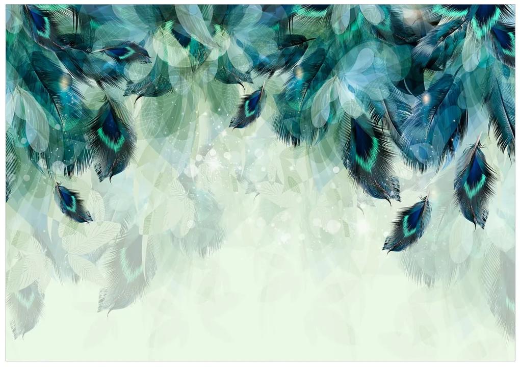 Fototapeta - Emerald Feathers