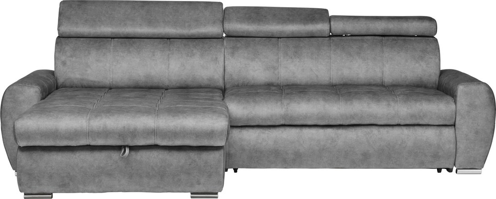 XXXLutz ROHOVÁ SEDAČKA, textil, šedá Stylife - Sedací soupravy - 002300019733