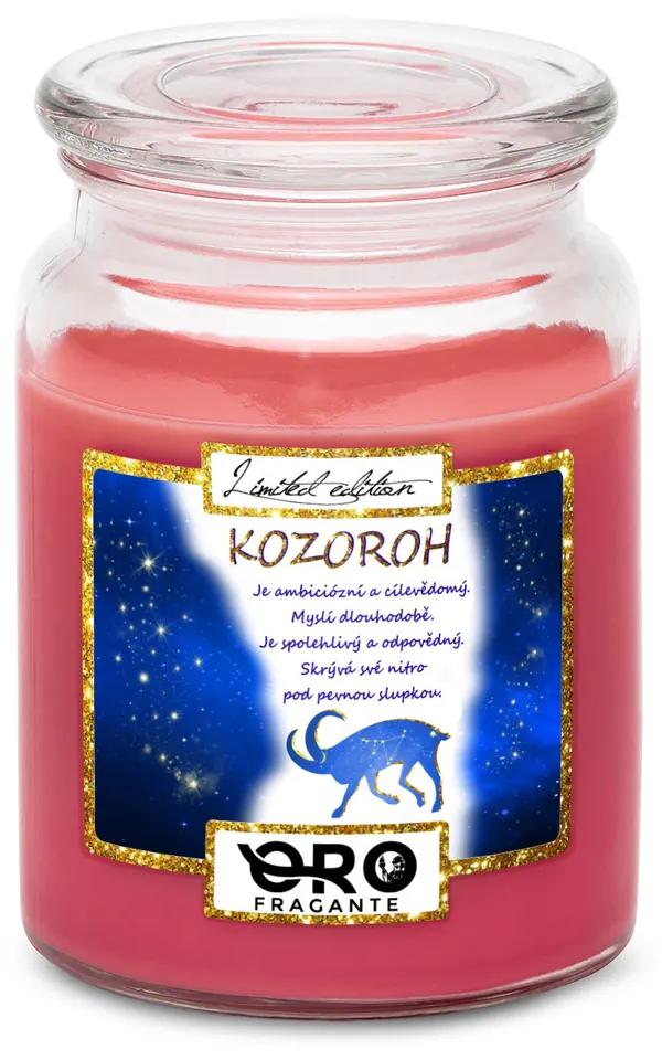 Svíčka Kozoroh (22.12. - 20.1.) - modrá (Vůně svíčky: Višně v čokoládě)