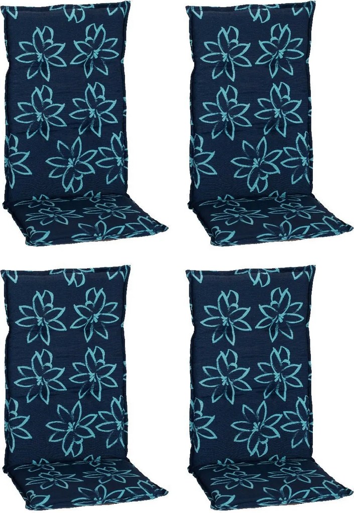 XXXLutz SADA POLSTRŮ NA ŽIDLI 4 ks, 118/50/6 cm Gardenson - Online Only zahradní nábytek - 006285008504