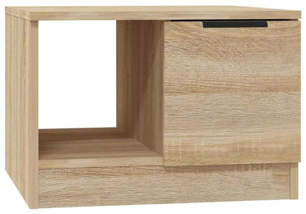 vidaXL Konferenční stolek dub sonoma 50 x 50 x 36 cm kompozitní dřevo