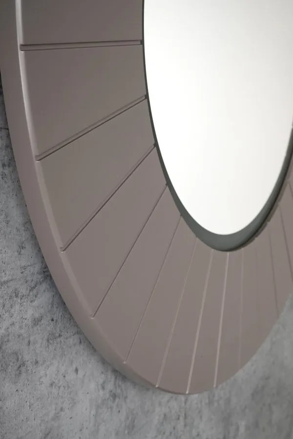 Sapho Sapho, LUMIRO STRIP kulaté zrcadlo s LED osvětlením v rámu, průměr 90cm, agila, LR950-4343S