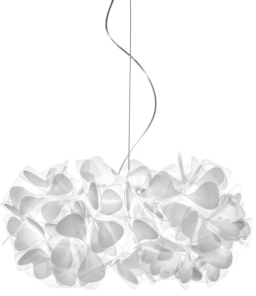 Slamp Clizia Mama Non Mama, designové svítidlo s čirým kabelem, 2x12W E27, prům. 53cm