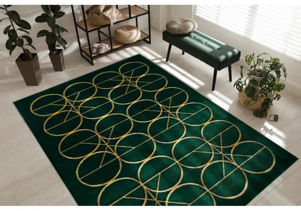 Kusový koberec Ema zelený 120x170cm