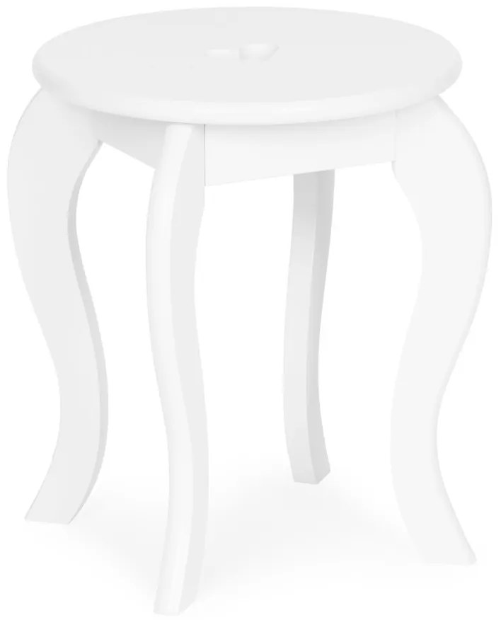 Dětský dřevěný toaletní stolek EcoToys bílý
