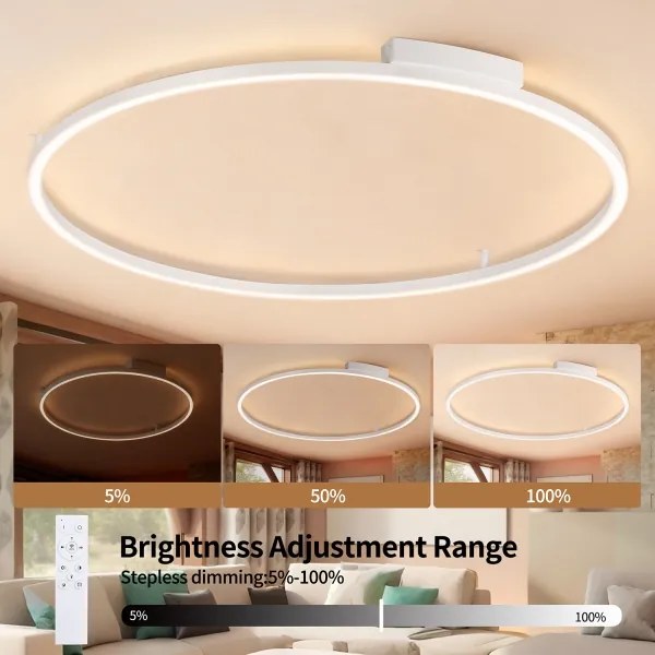Brilagi - LED Stmívatelné svítidlo PORTOFINO LED/85W/230V pr. 120 cm bílá + DO