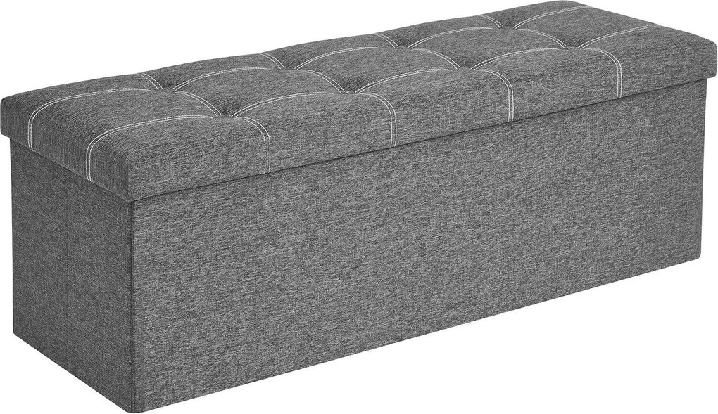 XXXLutz TRUHLOVÁ LAVICE, textil, kompozitní dřevo, 110/38/38 cm - Taburety - 002543037502