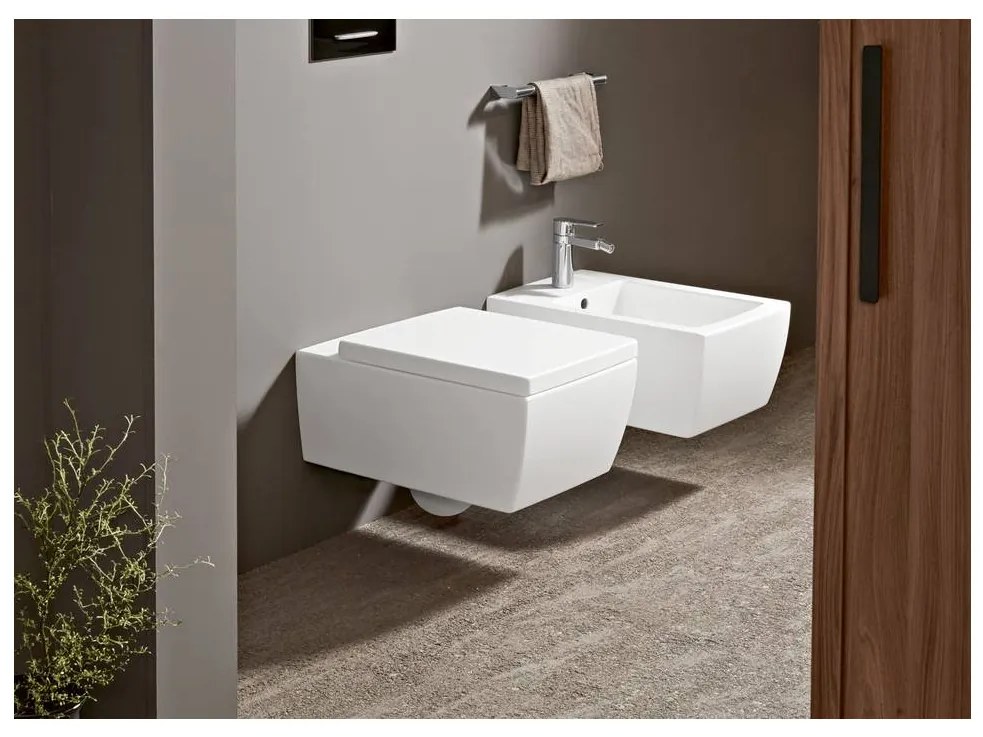 Villeroy & Boch Villeroy &amp; Boch ViConnect : 300S ovládací tlačítko k WC, Black Matt, 922169AN