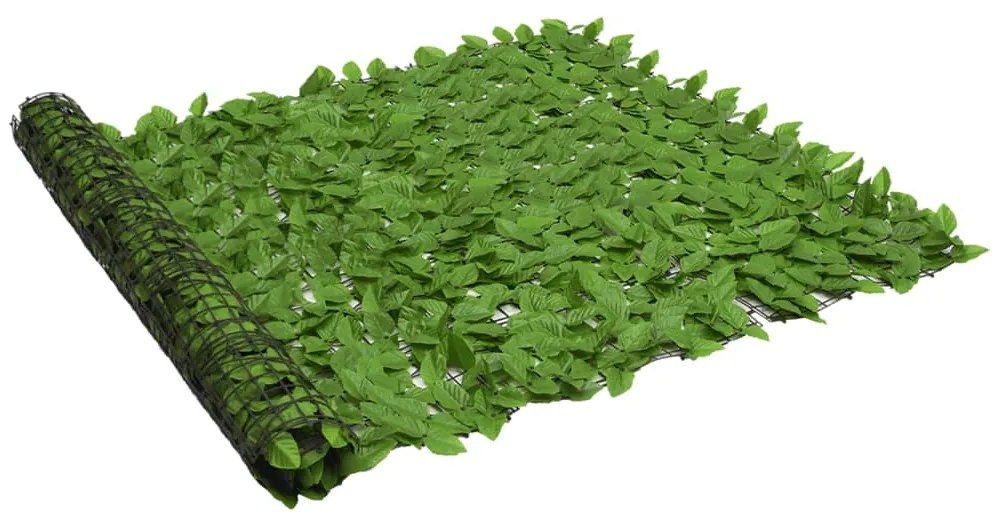 Balkonová zástěna se zelenými listy 300 x 150 cm 3216425