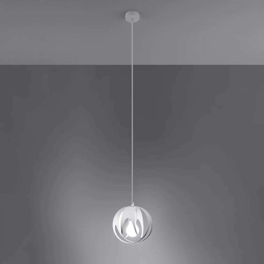 Sollux Lighting Závěsné svítidlo TULOS 1 bílé
