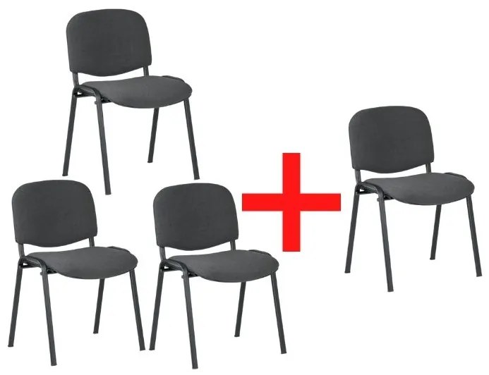 Antares Konferenční židle VIVA 3+1 ZDARMA, šedá