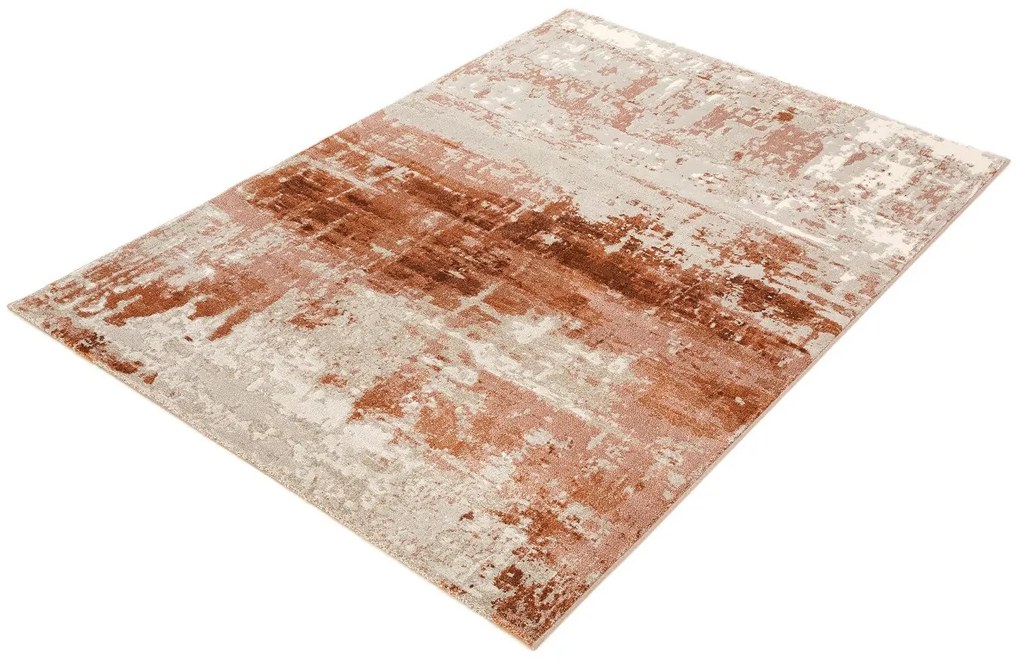 Osta, Kusový koberec Patina 41073/000, 200x290, oranžová, chodba / předsíň
