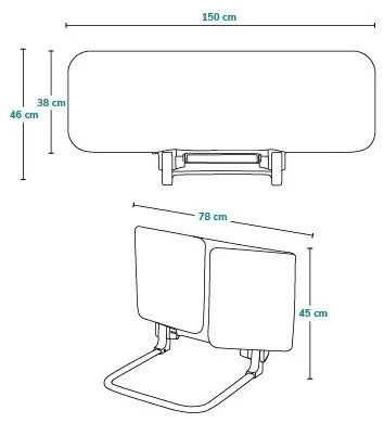 Lionelo - Bezpečnostní zábrana k posteli LORA XL šedá