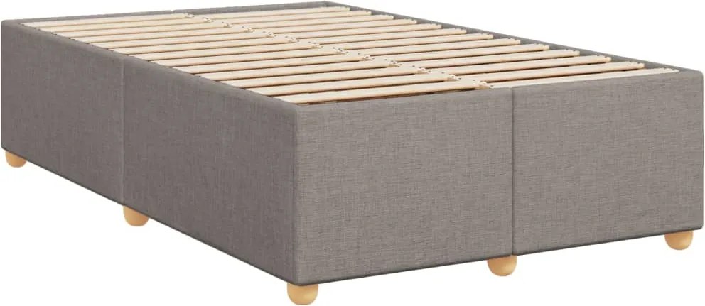 Rám postele bez matrací taupe 120x190 cm textil 3284719