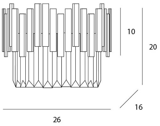 MAXLIGHT W0251 - Nástěnné svítidlo TREND 3xG9/40W/230V zlatá