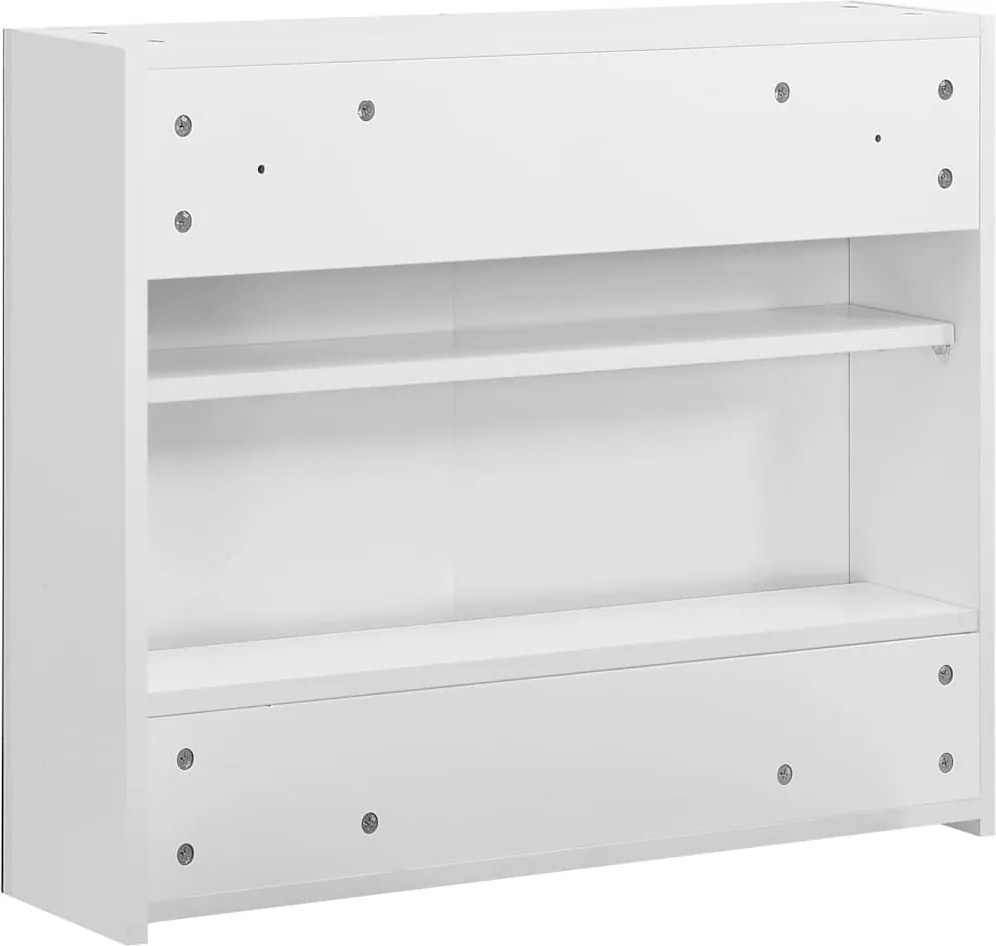 Koupelnová zrcadlová skříňka bílá 80 x 15 x 60 cm MDF 325186