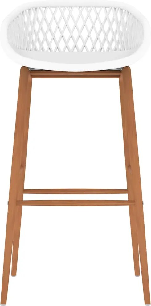 Barové stoličky 4 ks bílé 248165