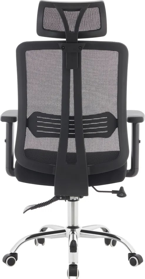 Ergonomická kancelářská židle APEX - černá síťovina / nosnost 150 kg