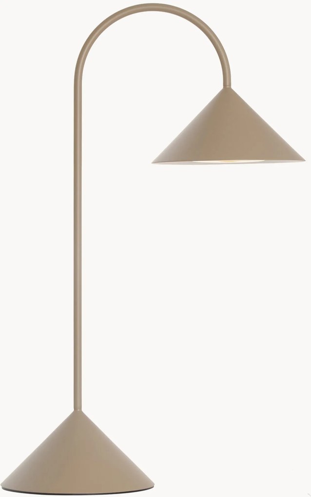 Přenosná exteriérová stolní LED lampa Grasp, stmívatelná