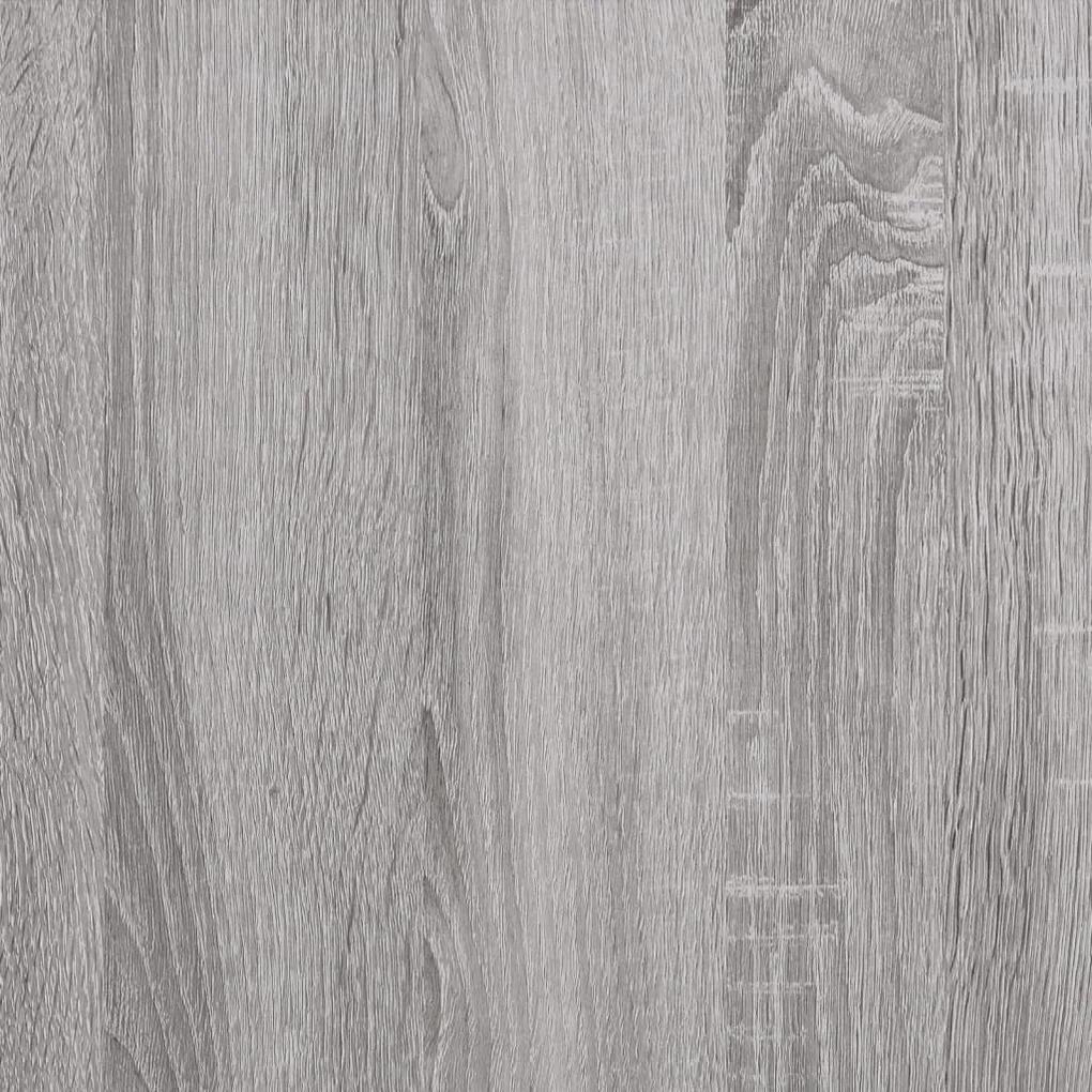 Konferenční stolky 2 ks šedé sonoma 50x46x35cm kompozitní dřevo - Default Title