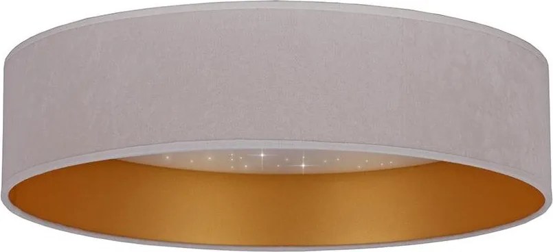 Stropní světlo brilagi velvet star led/24w/230v pr. 40 cm, krémové/zlaté