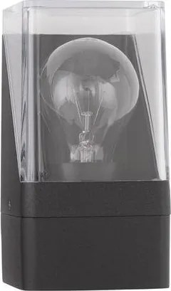 NV 9492740 Venkovní nástěnné svítidlo SELENA antracitový hliník a čirý akryl E27 1x12W 220-240V bez žárovky IP65 - NOVA LUCE