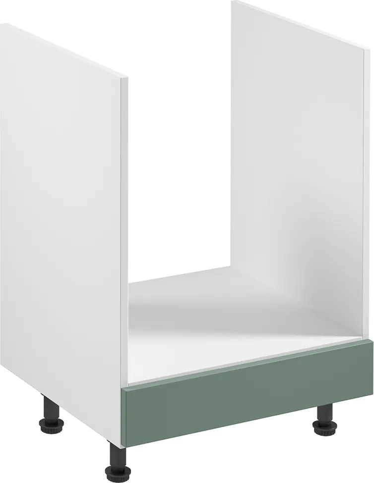 SORENTO jv | dolní skříňka D60ZK pro vestavnou troubu | 60 cm | bílá/zelená