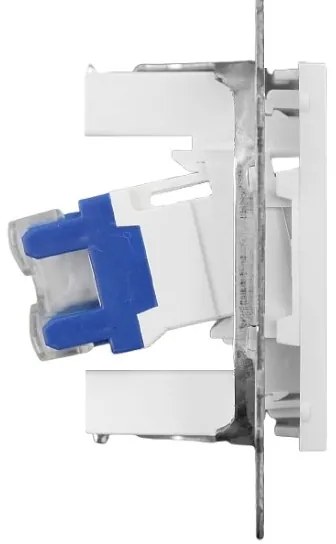 Elhard Datová zásuvka Royal 2xRJ45, bílá YK2122W