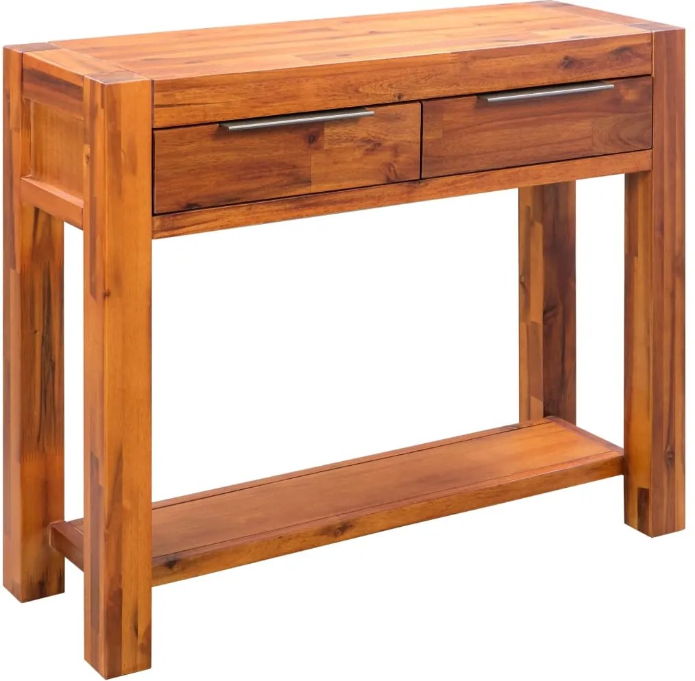 Konzolový stolek z masivního akáciového dřeva | 86x30x75 cm