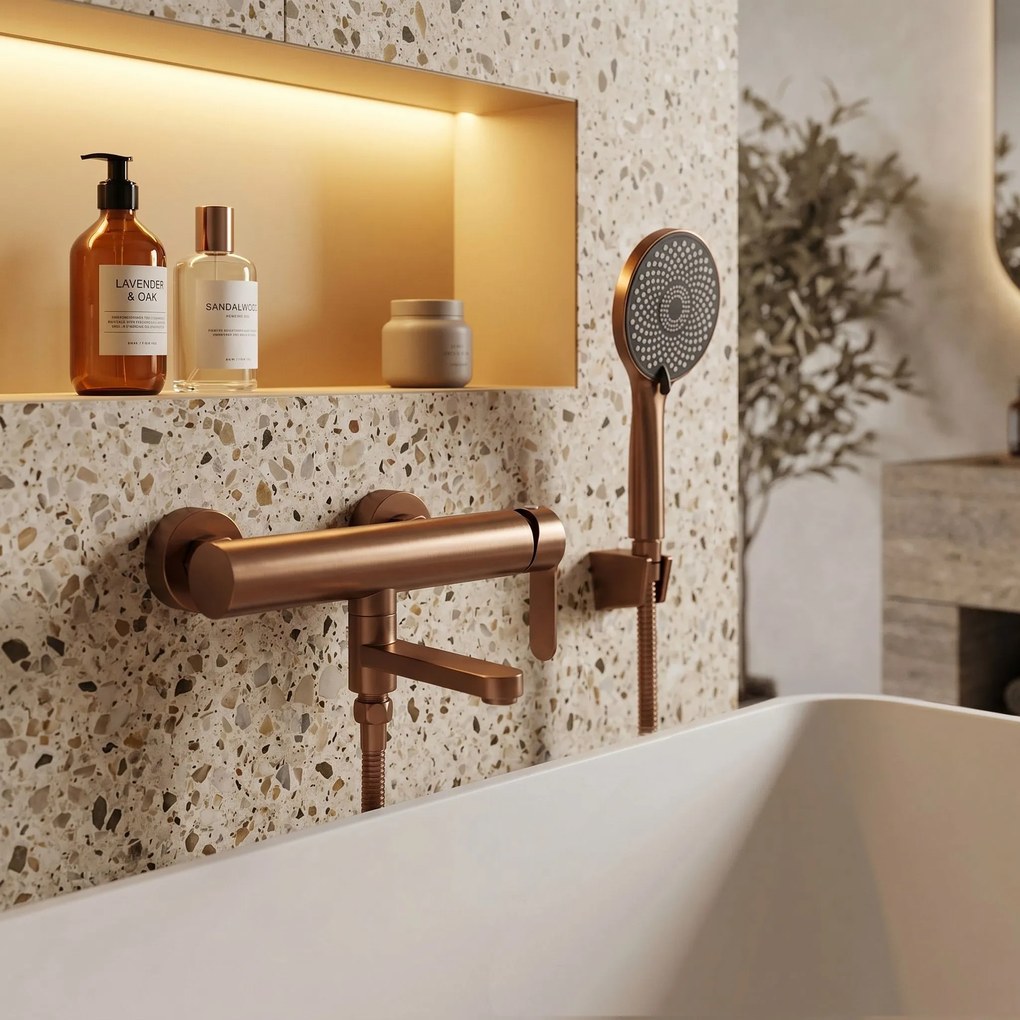 Rea, Vanová baterie Rea Arcos Brushed Copper, REA-B6981
