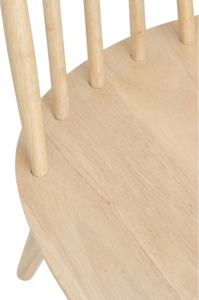 Barové židle v sadě 2 ks z kaučukového dřeva ve světle přírodní barvě (výška sedáku 45 cm) Jolina – Ellos Home
