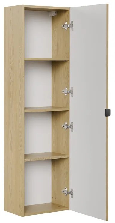 Koupelnová sestava Ovalia Pure se zápustným umyvadlem a skříňkami 120 cm dub cremona