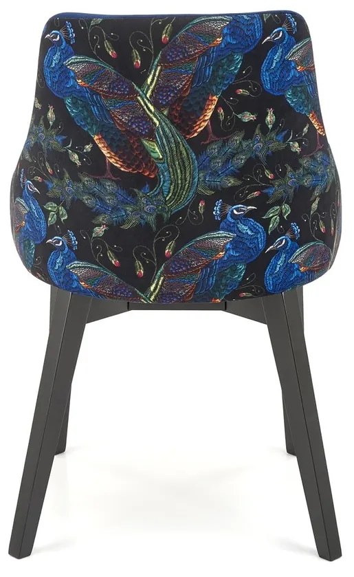 Židle ENDO 57 cm modrá/vícebarevná