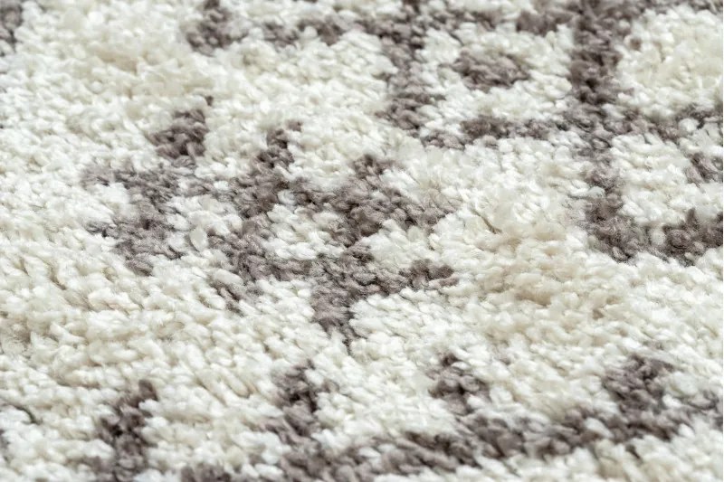 Dywany Łuszczów, Kusový koberec Berber Tanger B5940 cream and brown, 140x190, béžová, obývací pokoj