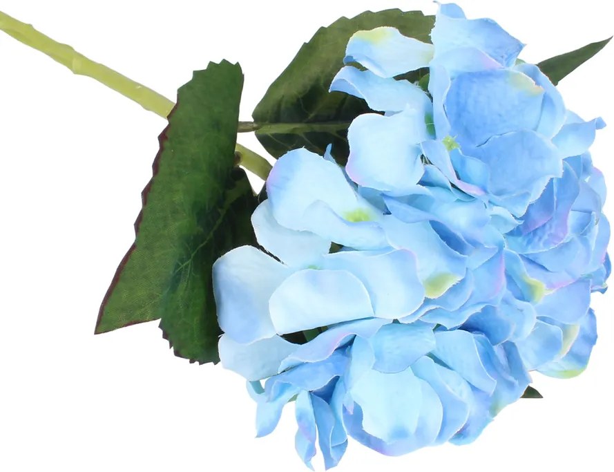 Umělá květina Hortenzie, modrá