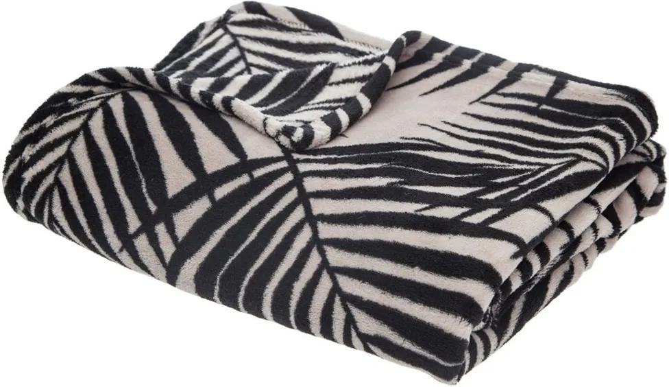 Teplá deka, přikrývka, deka s mikrovlákna, polyester, MOOD 150 x 125 cm - barva šedá