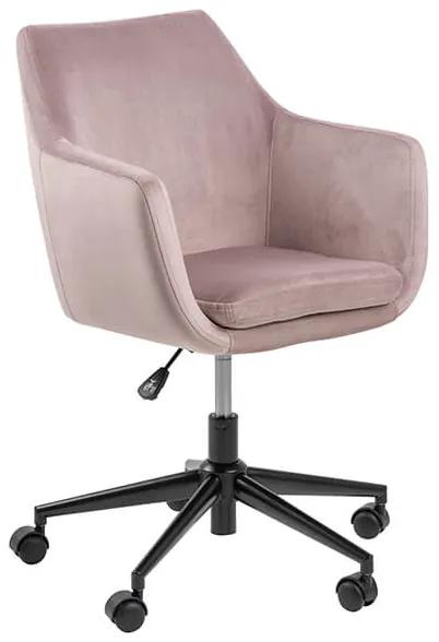 Nora kancelářská židle tmavě růžová