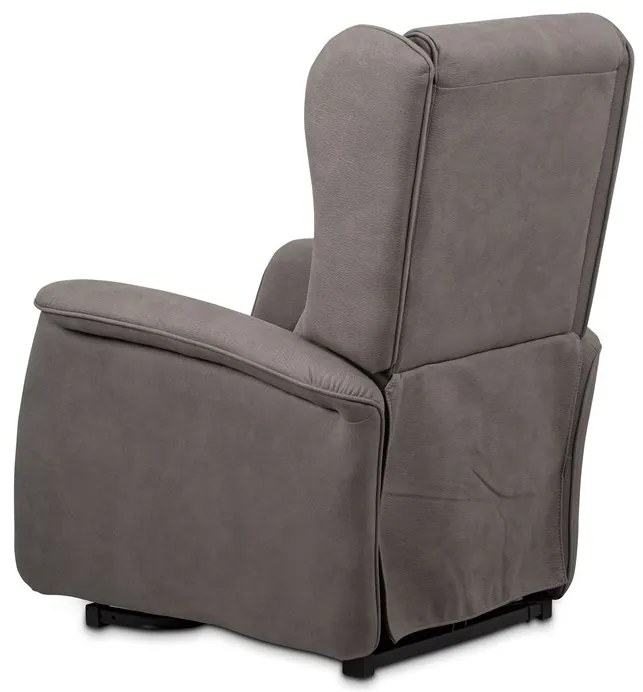 Polohovací křeslo, elektrické kabelové ovládání, šedá, látka, TV-1192 GREY2 Barva: šedá