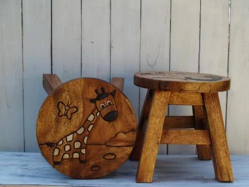 Dětská dřevěná stolička - PHG