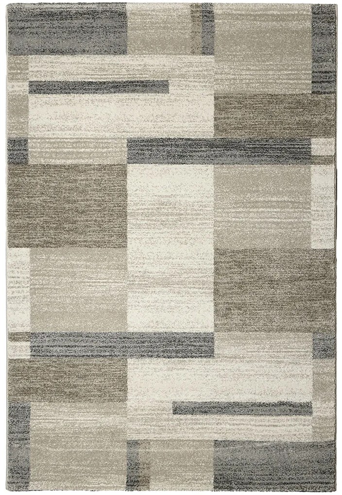 Koberce Breno Kusový koberec FEELING 501/beige-silver, Vícebarevné, 120 x 170 cm