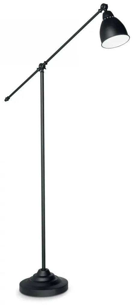 Ideal Lux 003528 stojací lampa Newton Nero 1x60W|E27